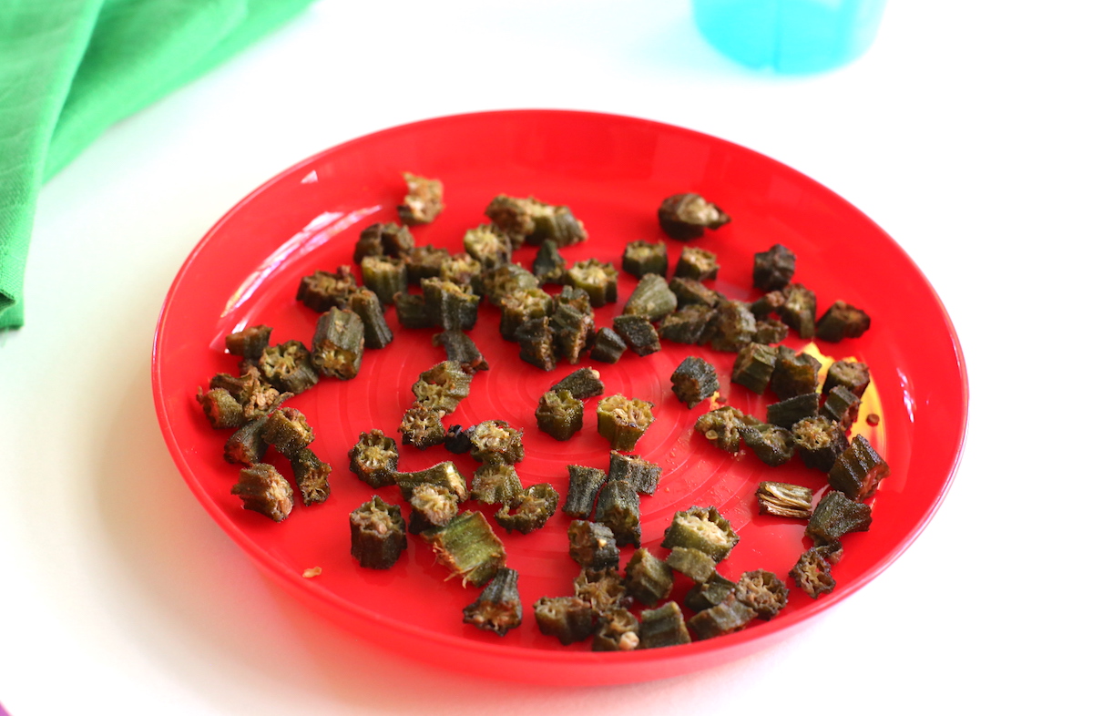 Easy Baked Okra Stars Recipe - Kids Eat in Color