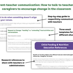 Fearless Nutrition (Preschool) Parent Action Toolkit - Kids Eat in Color