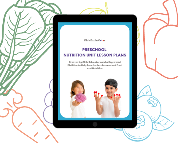 Fearless Nutrition (Preschool) Unit Study for Teachers - Kids Eat in Color